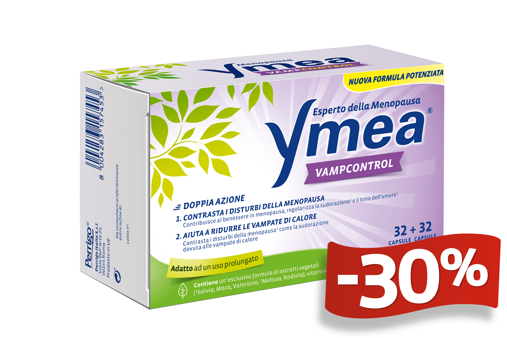 Ymea Vamp Control: integratore contro le vampate di calore