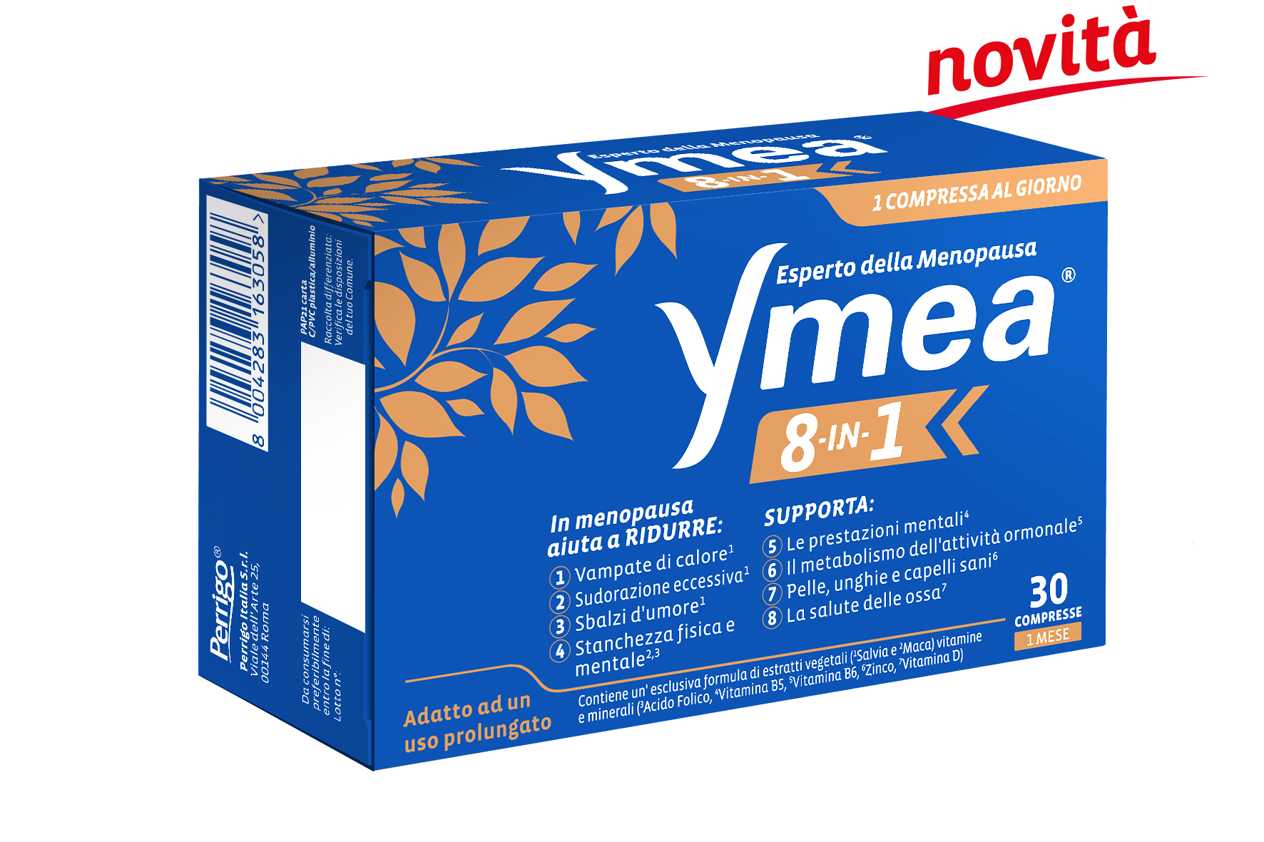 La linea di integratori per la menopausa - Ymea